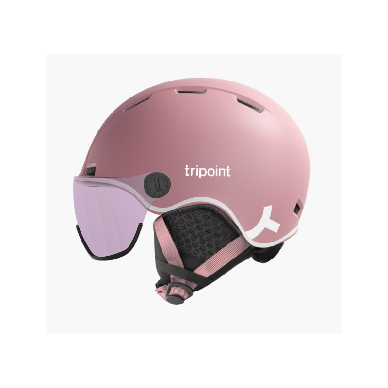 Children's ski helmet with visor TRIPOINT 203 CONSTANCE VISOR MATT ...